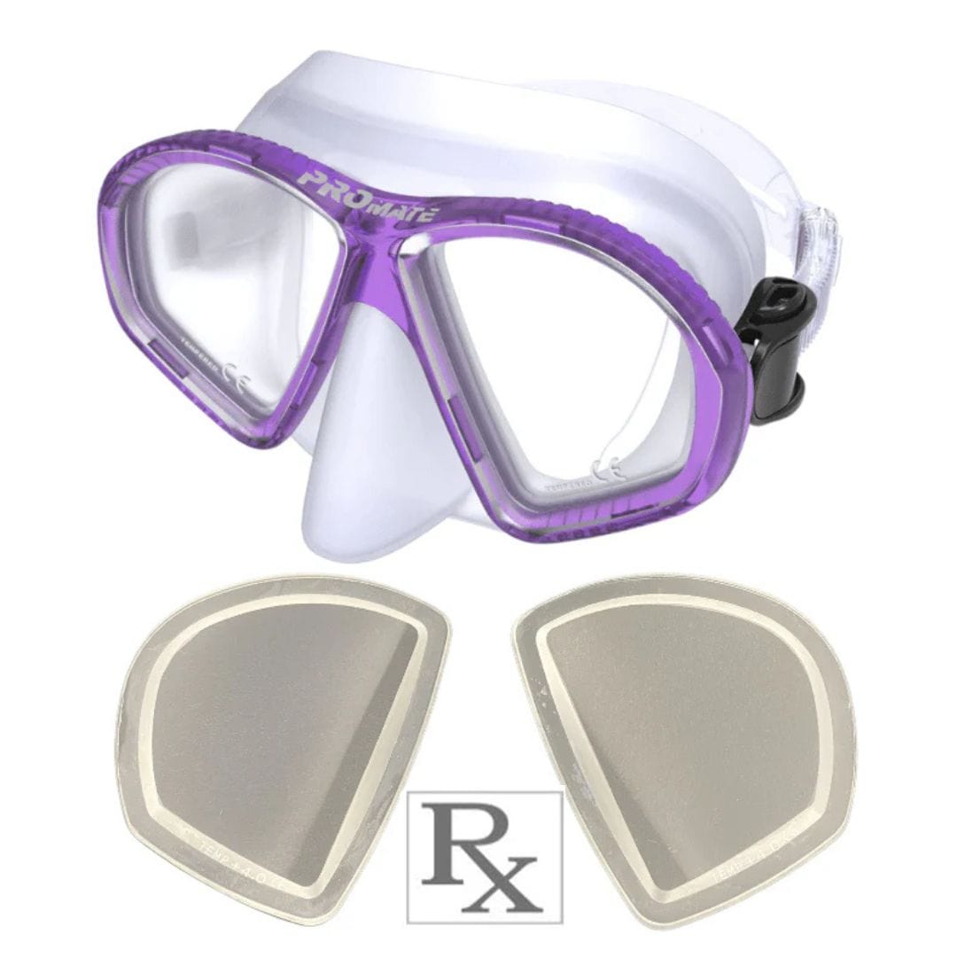 Promate Spectrum Adult Scuba Dive Prescription Snorkeling RX Mask - MK ...