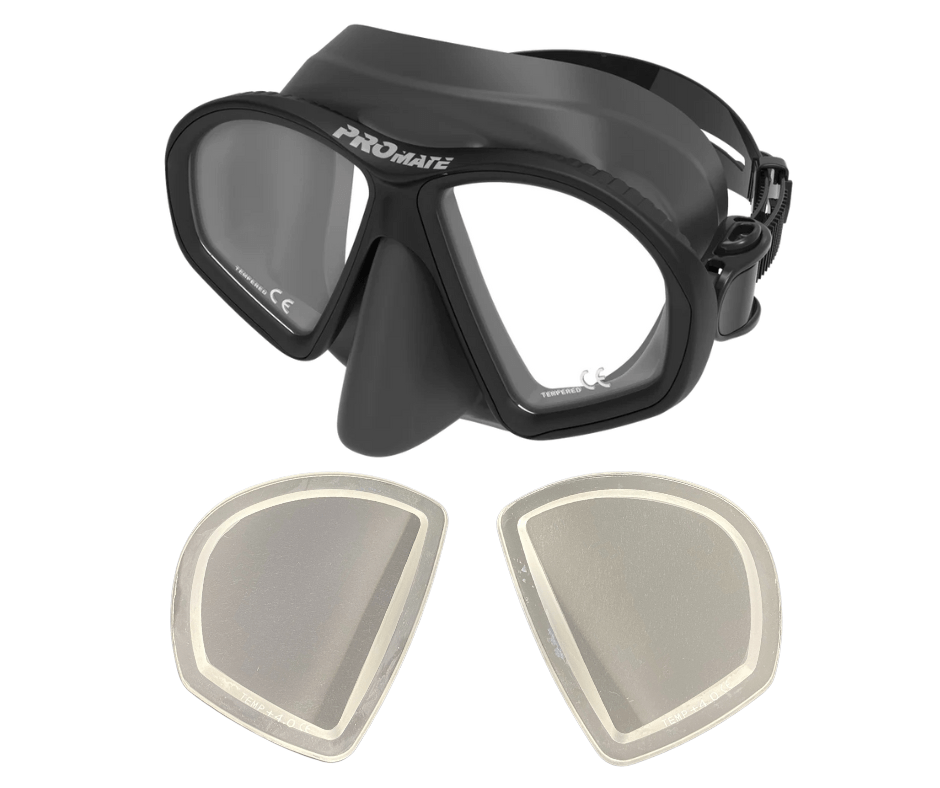 Promate Spectrum Adult Scuba Dive Prescription Snorkeling RX Mask - MK ...