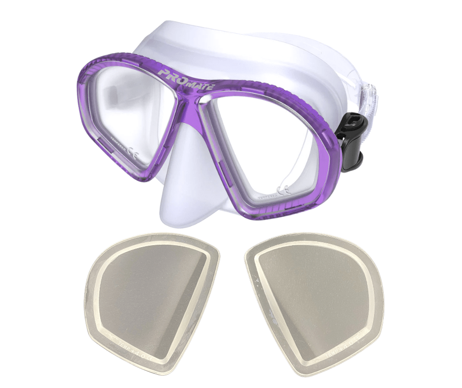 Promate Spectrum Adult Scuba Dive Prescription Snorkeling RX Mask - MK ...