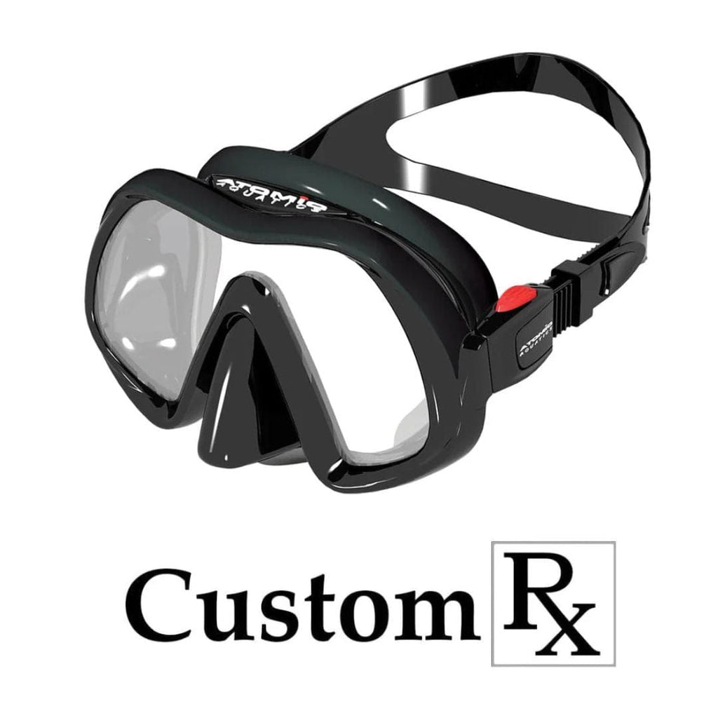 Custom Prescription Atomic Aquatics Venom Frameless Scuba Dive Mask ...