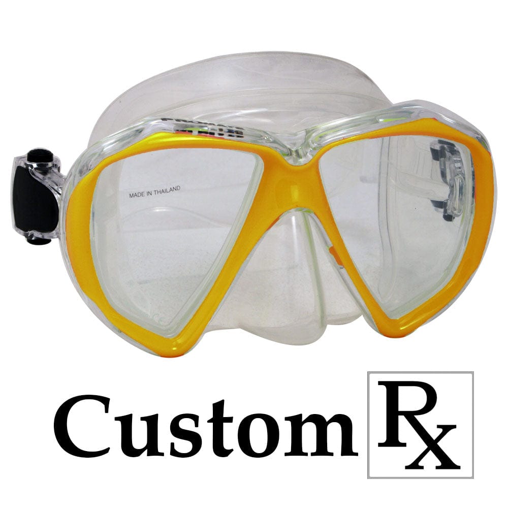 Custom Made Prescription Promate Fish Eyes Scuba Dive Snorkeling Mask ...