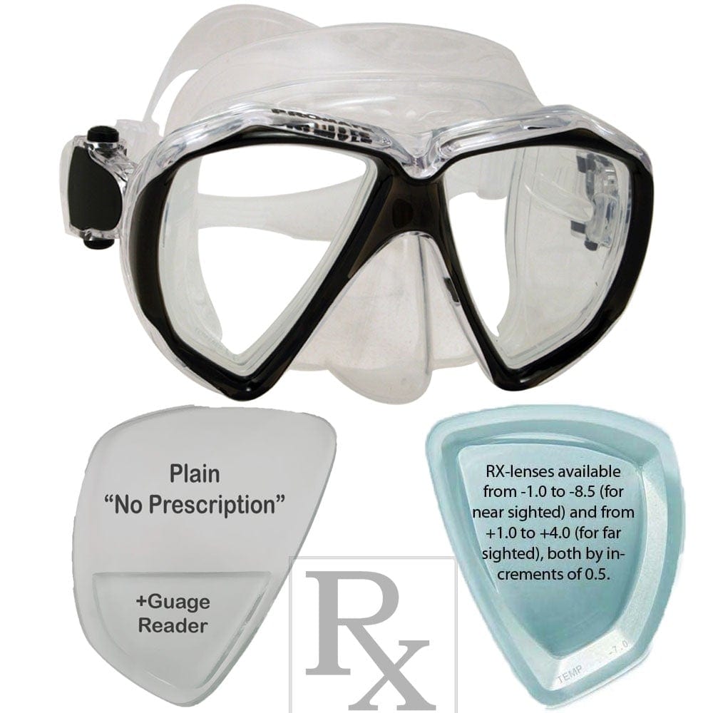 Promate Fish Eyes R/X Prescription Scuba Dive Snorkeling Mask - MK260 ...