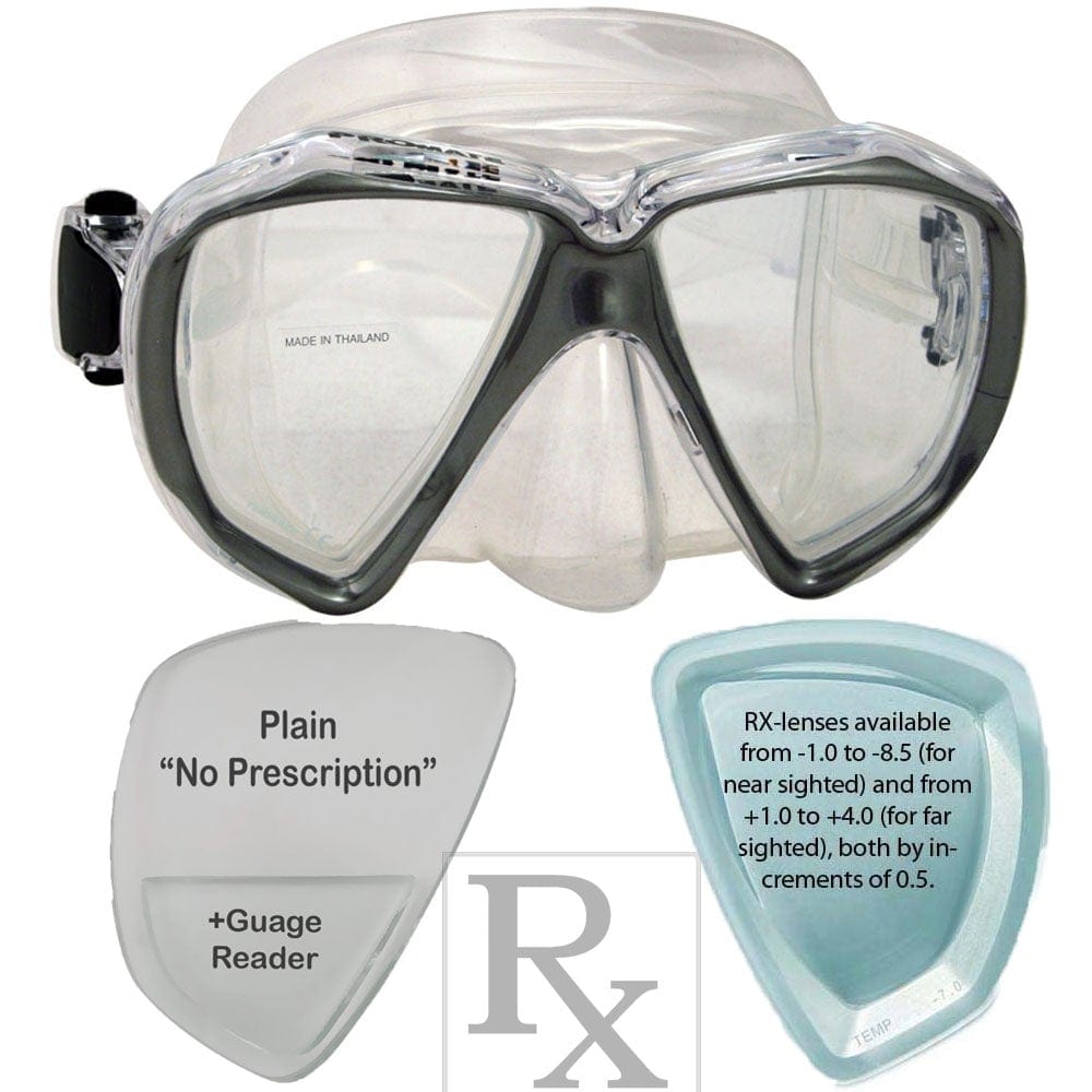 Promate Fish Eyes R/X Prescription Scuba Dive Snorkeling Mask - MK260 ...