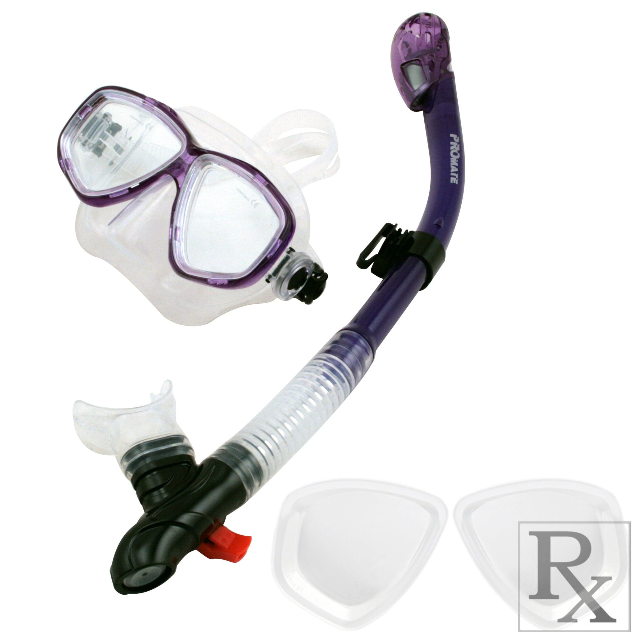 PROMATE Sea Viewer Snorkeling Scuba Diving Prescription Mask with Ultr ...